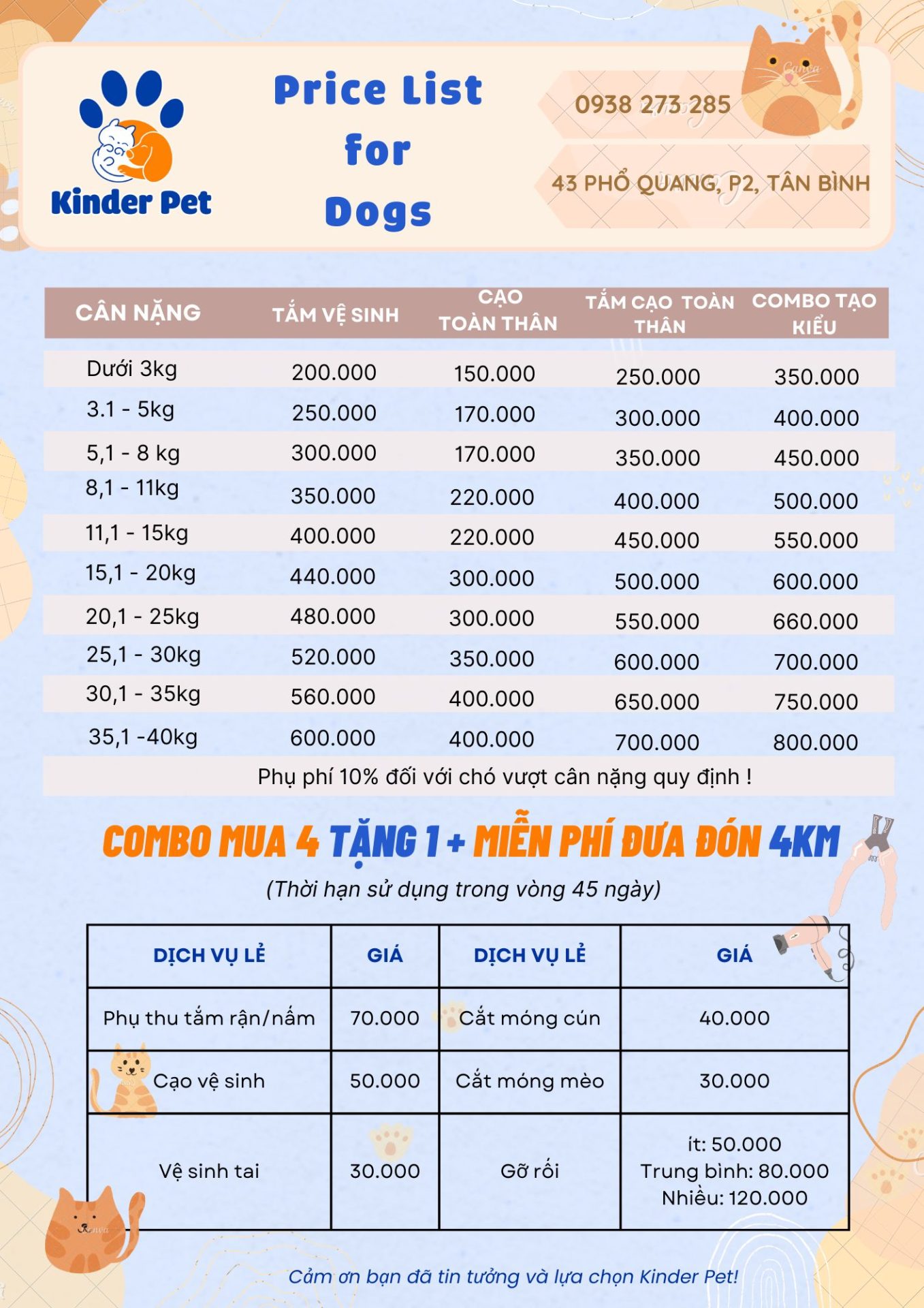 Grooming - Kinder Pet